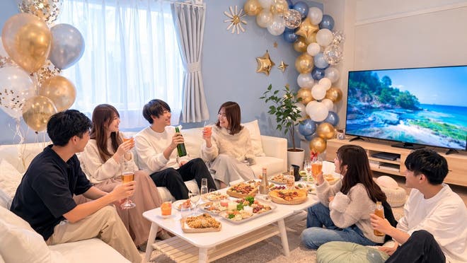 💙京橋駅3分🚶女子会🎀デート💑パーティ🎉ママ会☕推し活❣️撮影🎥50㌅大画面TV💻ゲーム機🎮ボドゲ🎲24Hの写真3