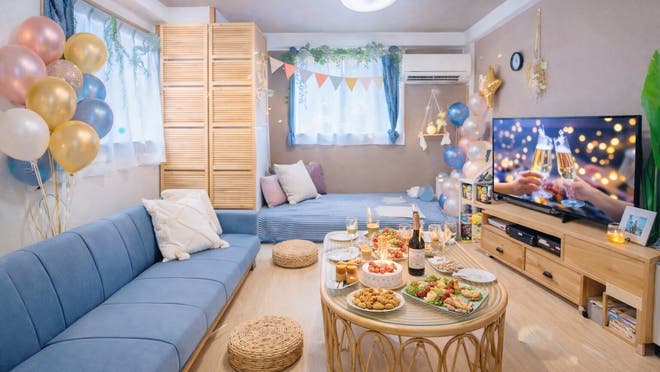 NEW♡新大阪駅4分🚶女子会🎀デート💑パーティ🎉ママ会☕推し活❣️撮影🎥50㌅大画面TV💻ゲーム機🎮ボドゲ🎲防犯カメラ無✨24Hの写真1