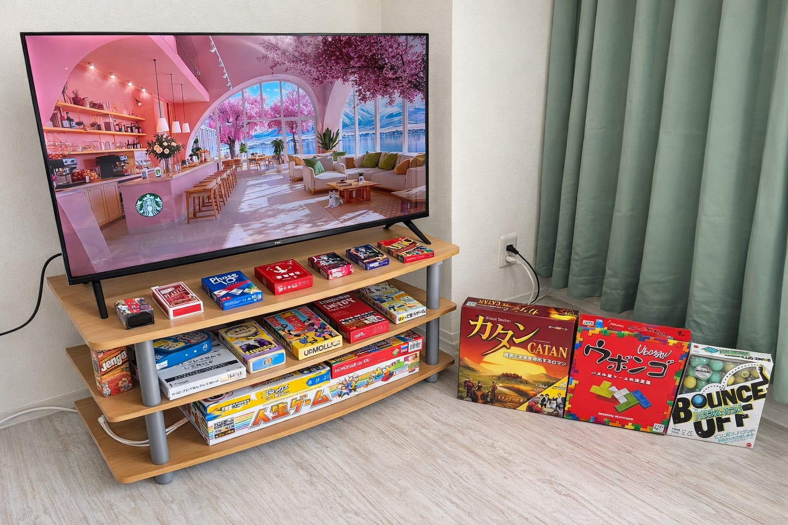🎲ボードゲーム23種類｜元町駅徒歩5分🚶｜高速Wi-Fi完備📶｜🍳BRUNO＆卓上IH｜🎬映画見放題スペース🔌の写真4