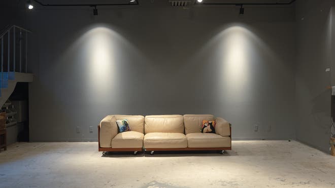 九品仏駅から徒歩10分にある半地下スタジオの写真1