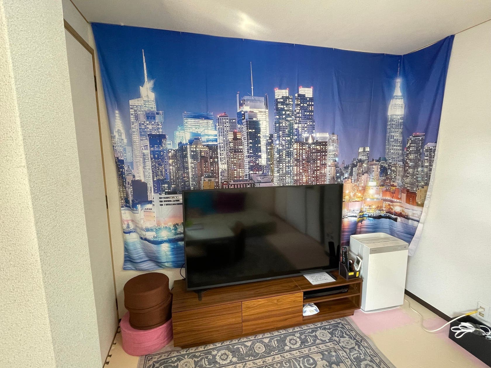 🚶‍♂️我孫子町駅2分✨最上階5F角部屋🧹24ｈ毎回清掃💕60型TVで映画館💗🍷🎮の写真14