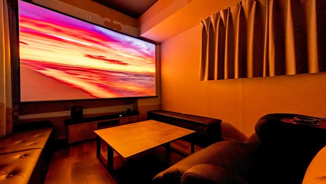 NEW🎊最大16名🉐コスパ💰プロジェクタ📽️映画🐈⬛デート💓ゲーム🎮女子会💗推し活🌟Cinema大阪梅田の写真3