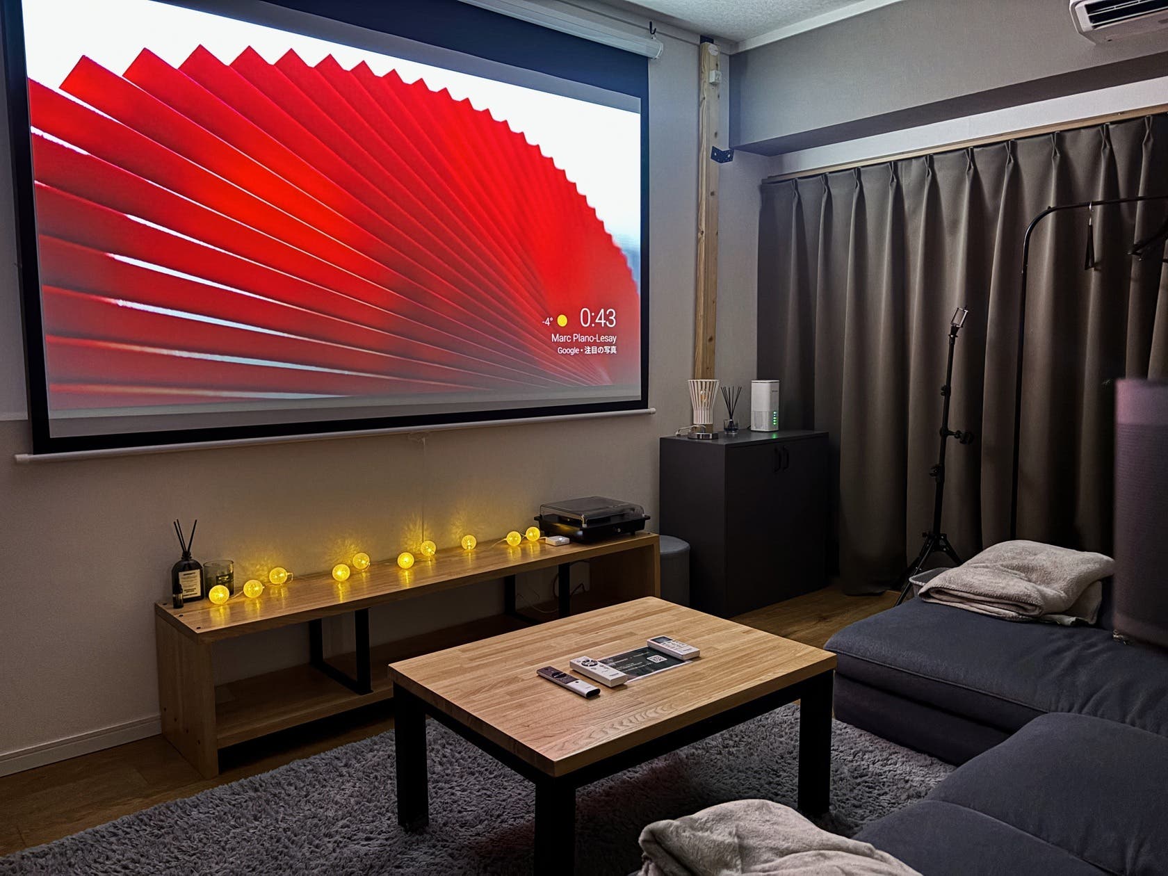 🎥120インチスクリーン🎥高崎駅繁華街すぐ近く♪プロジェクター付きレンタルスペース♪映画📽️ゲーム🎮を楽しもう♪の写真1