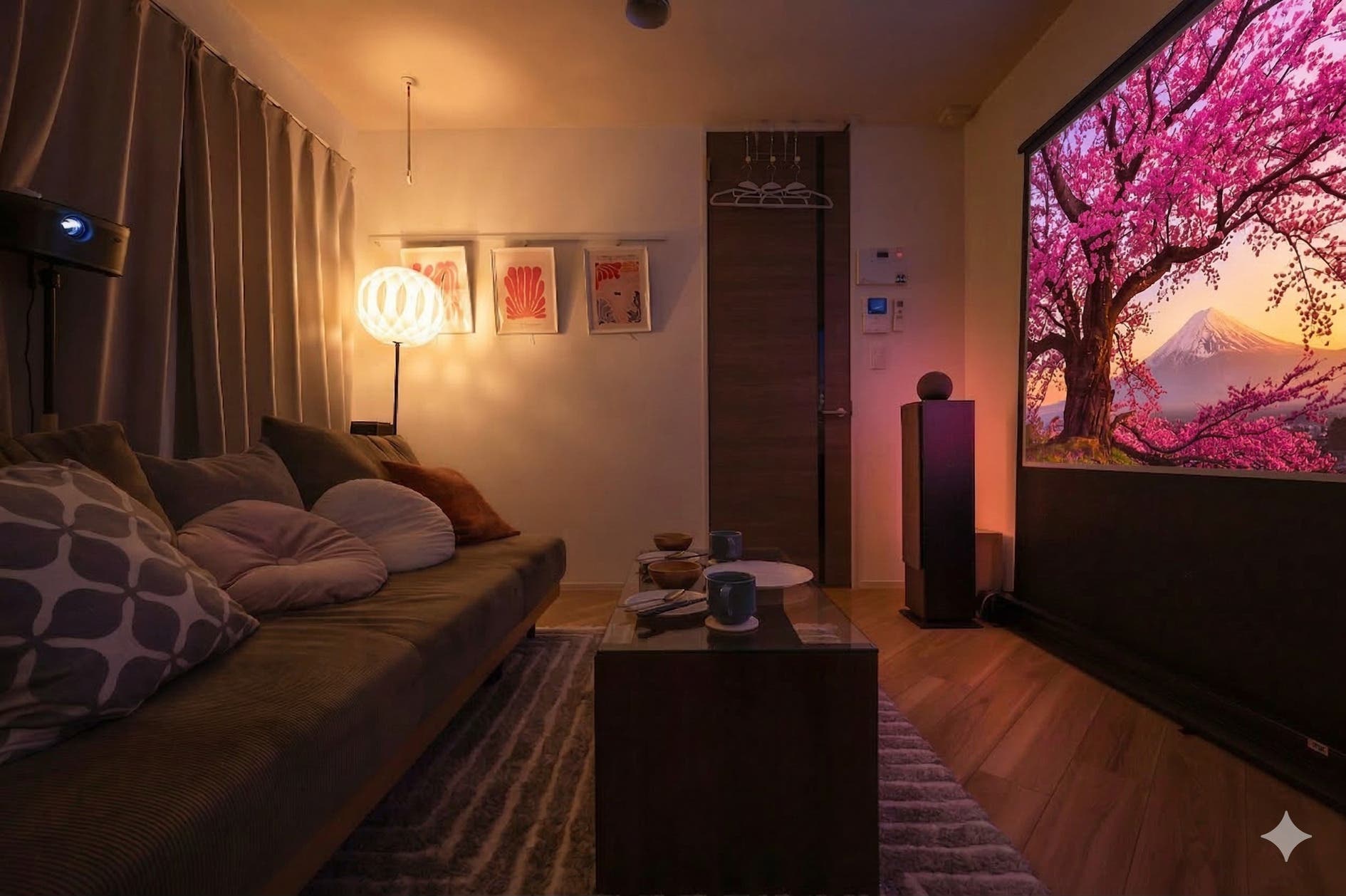 【大画面で映画・ライブ鑑賞】横浜駅7分🚃最高画質ﾌﾙHDﾌﾟﾛｼﾞｪｸﾀｰ・超特大100ｲﾝﾁｽｸﾘｰﾝ・最高音質で映画鑑賞の写真2