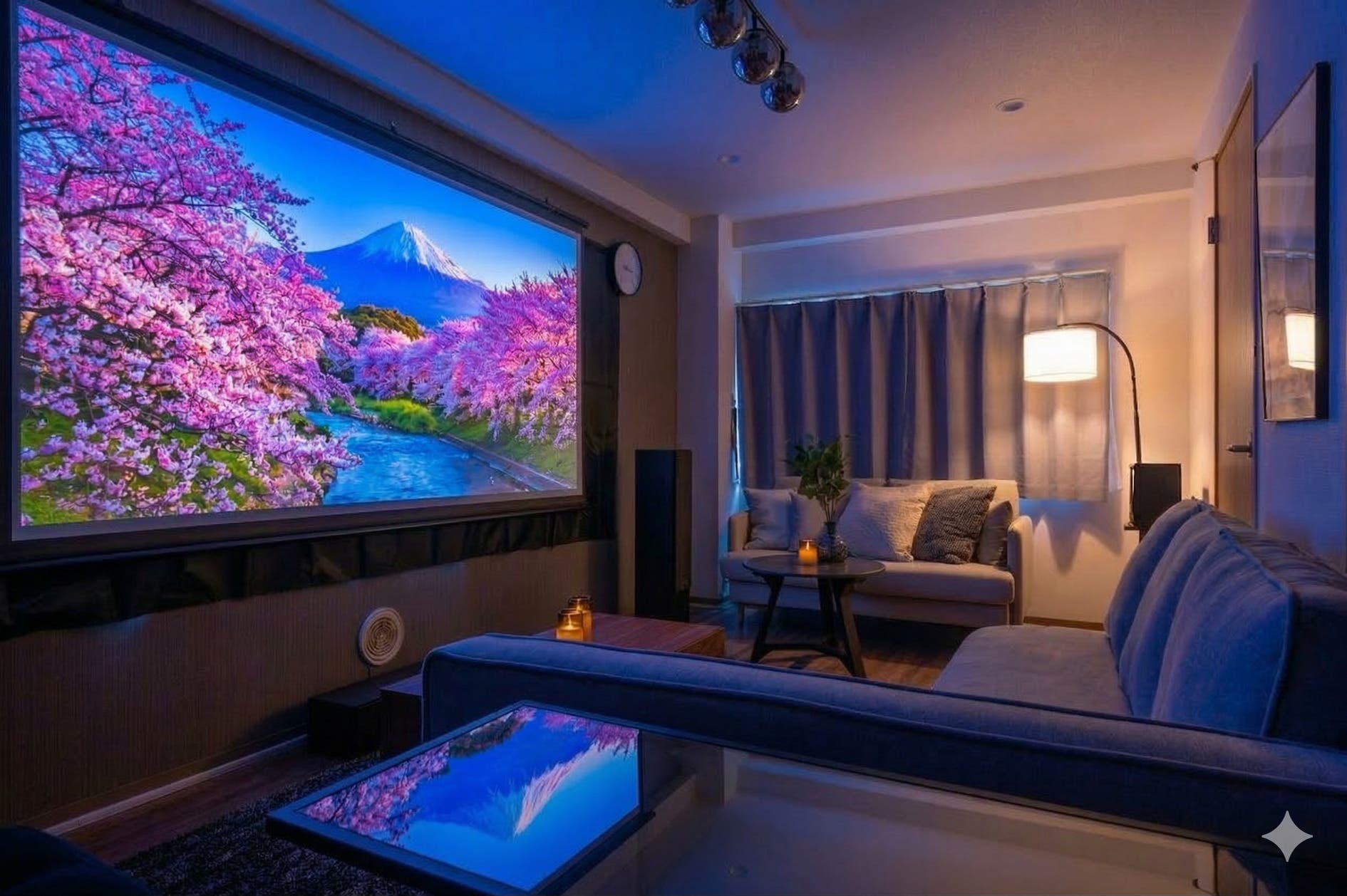 【大画面で映画・ライブ鑑賞】大船駅4分🚶最高画質4Kﾌﾟﾛｼﾞｪｸﾀｰ・超特大100ｲﾝﾁｽｸﾘｰﾝ・最高音質で映画鑑賞🍿の写真2