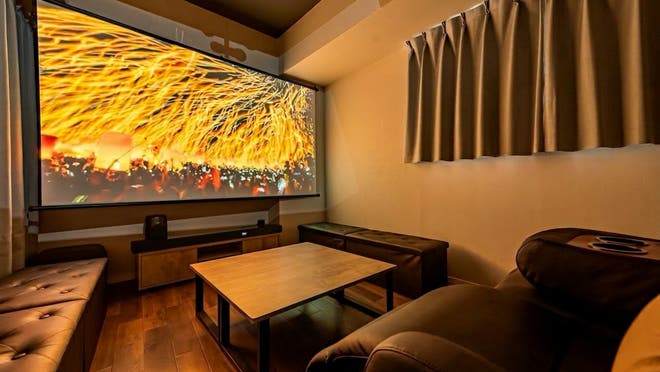 NEW🎊最大16名🉐コスパ💰プロジェクタ📽️映画🍿デート💓ゲーム🎮女子会💗推し活🌟Cinema大阪梅田の写真18