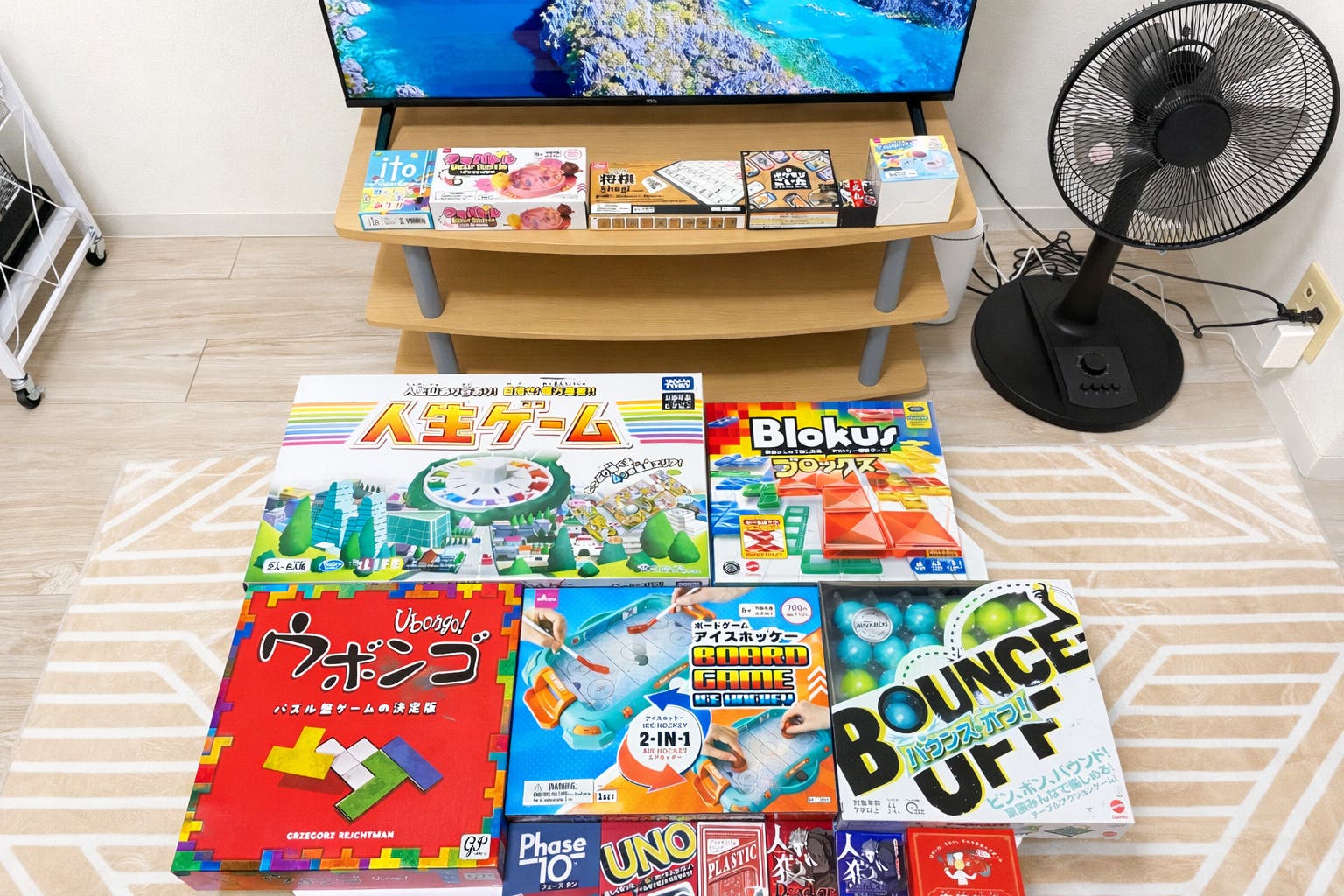 名駅5分🚶ボードゲーム17種類⭐映画見放題📺24時間365日利用OK🏪高速Wifi✨BRUNO飲み会🍺の写真6