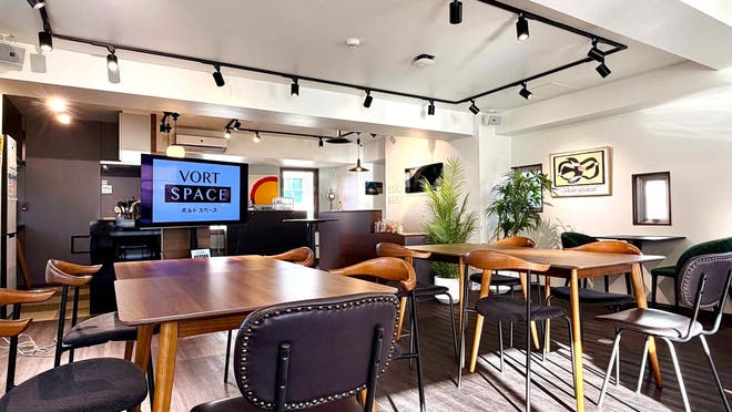 ✨3~4月値下げ中✨【茅場町3番出口すぐ】🌟おしゃれカフェ風空間を貸切🌟パーティー・イベント・撮影に最適❕大型モニター付✨の写真4