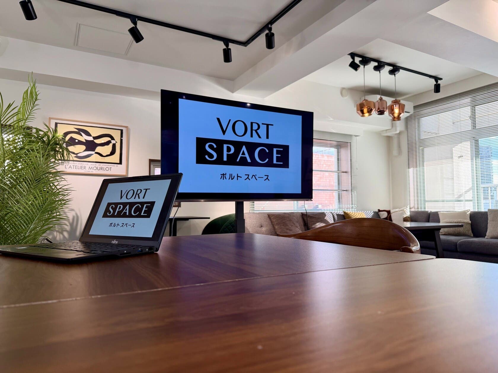 ✨3~4月値下げ中✨【茅場町3番出口すぐ】🌟おしゃれカフェ風空間を貸切🌟パーティー・イベント・撮影に最適❕大型モニター付✨の写真14