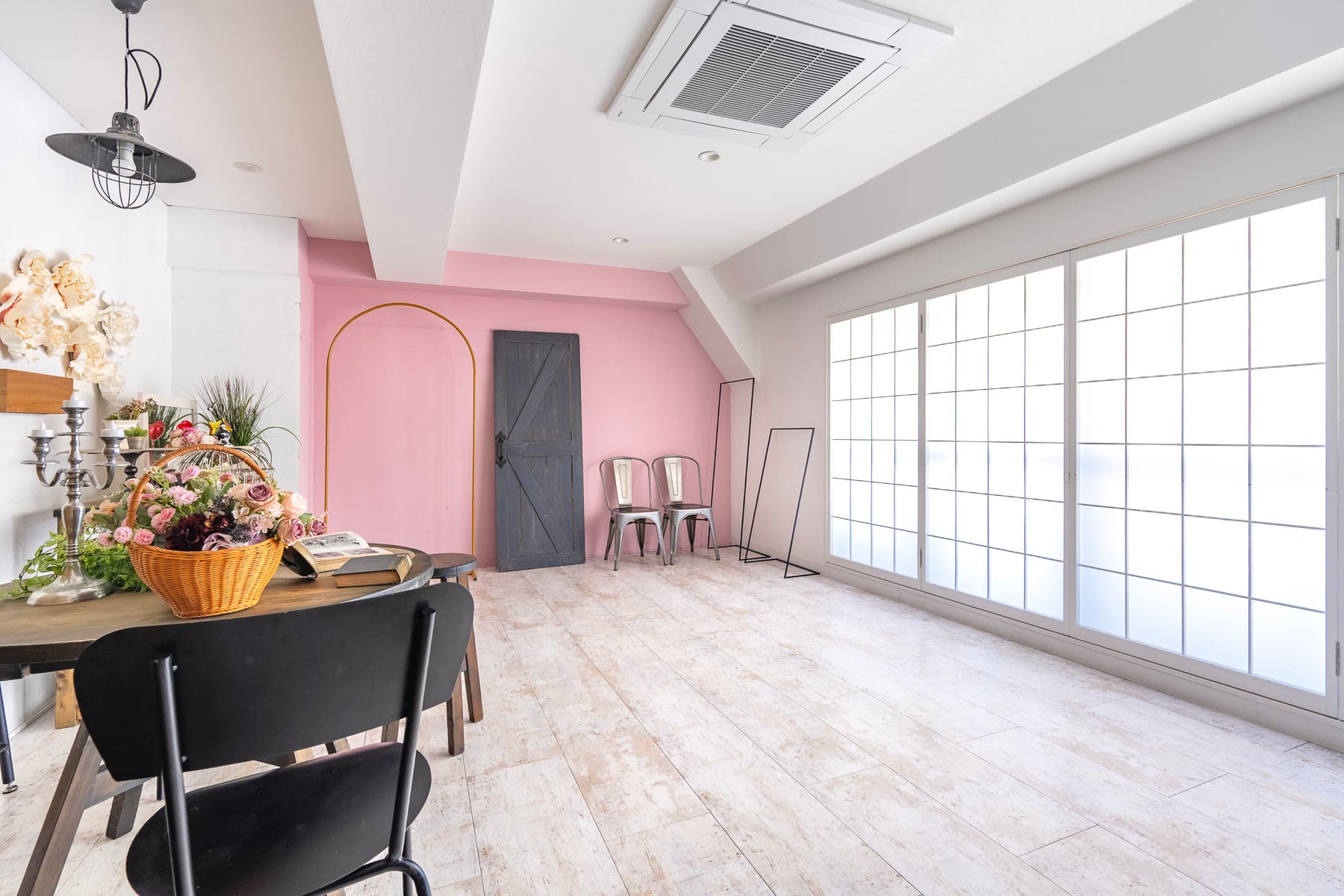 スペモ🐈‍⬛ペット可🐾ピンク🩷白と黒三面壁🎶コスプレ💎撮影🎥764_チェリッシュスタジオ 09号館の写真3