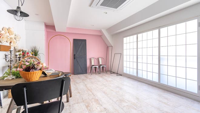 スペモ🐈⬛ペット可🐾ピンク🩷白と黒三面壁🎶コスプレ💎撮影🎥764_チェリッシュスタジオ 09号館の写真3