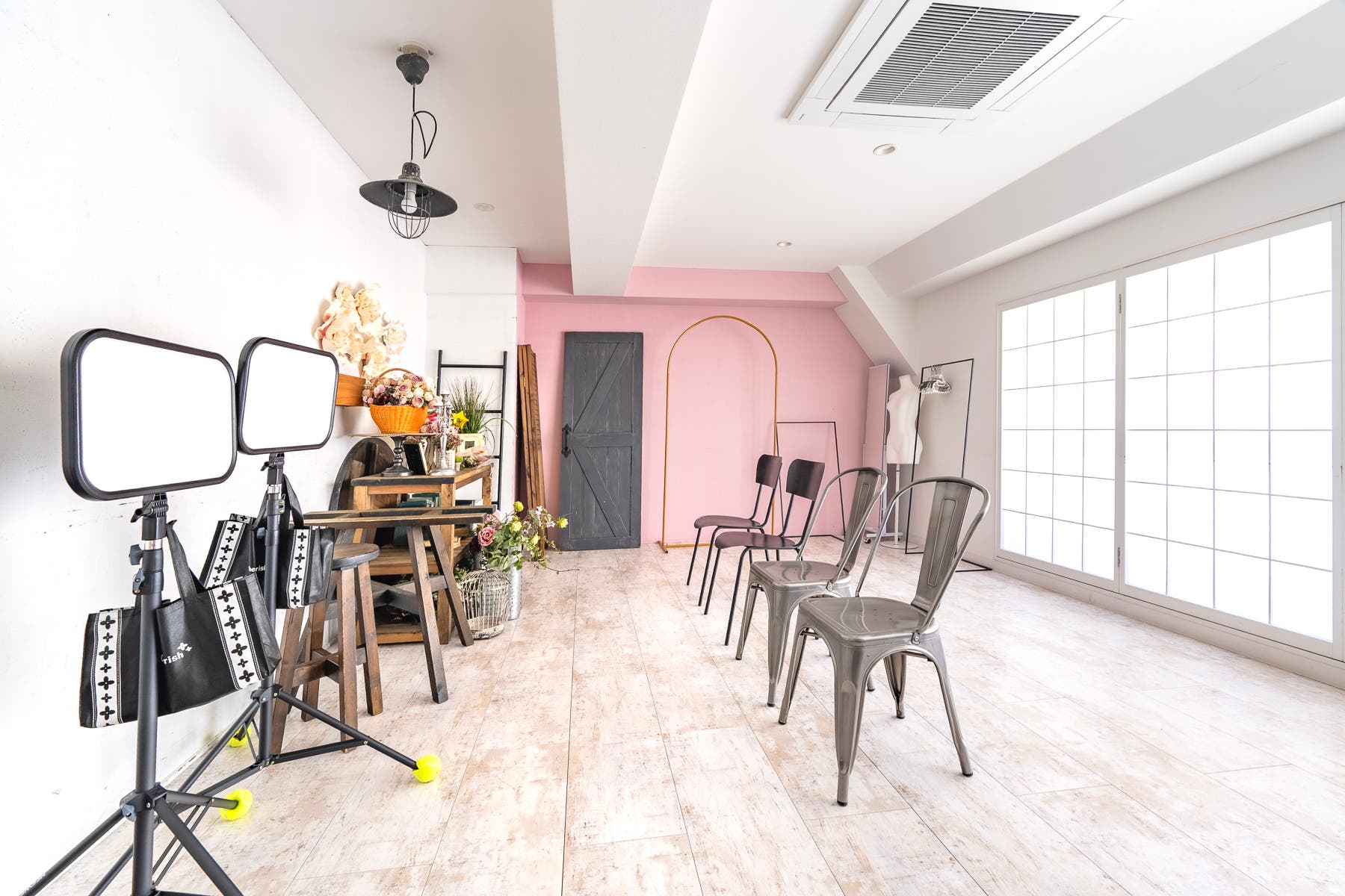 スペモ🐈‍⬛ペット可🐾ピンク🩷白と黒三面壁🎶コスプレ💎撮影🎥764_チェリッシュスタジオ 09号館の写真14