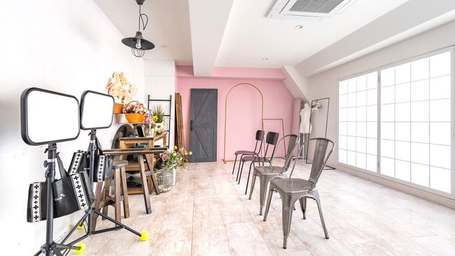 スペモ🐈⬛ペット可🐾ピンク🩷白と黒三面壁🎶コスプレ💎撮影🎥764_チェリッシュスタジオ 09号館の写真14