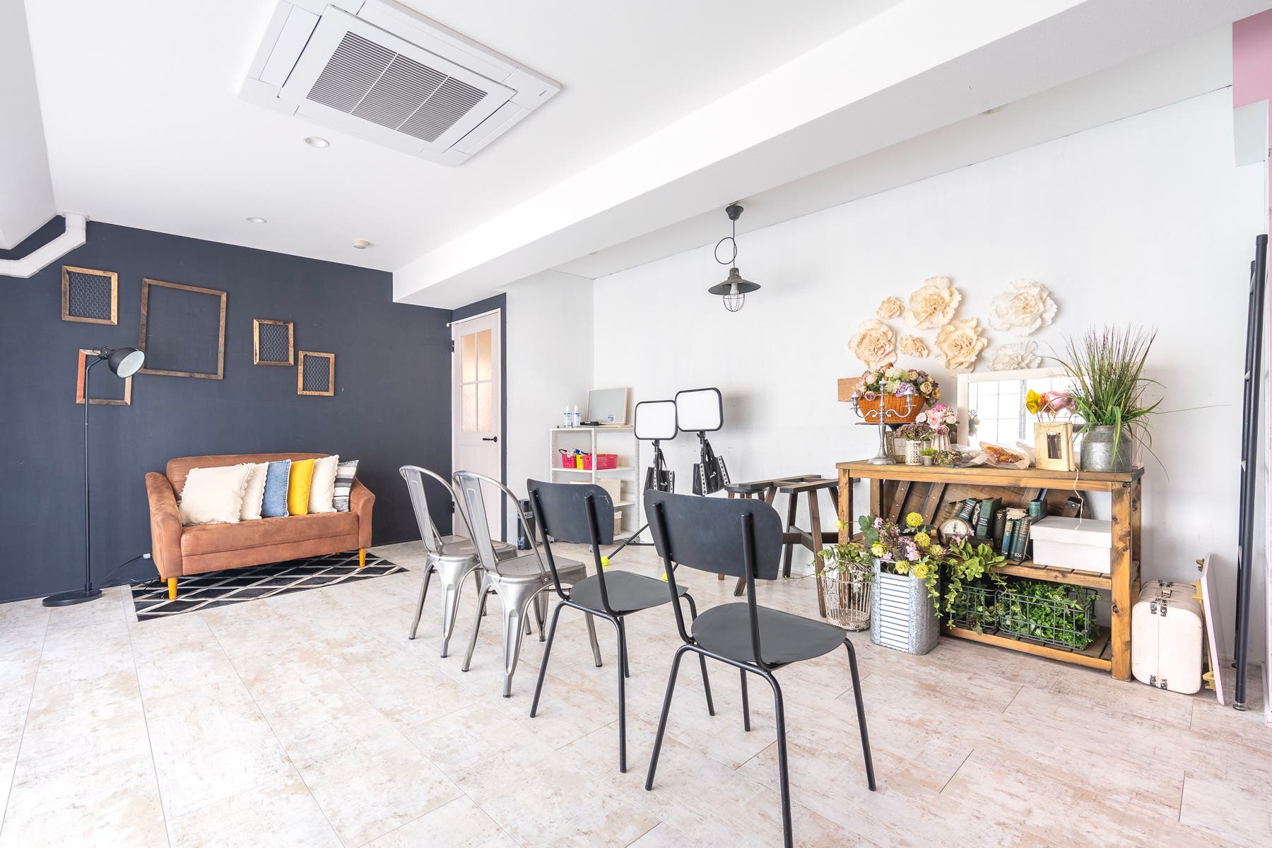 スペモ🐈‍⬛ペット可🐾ピンク🩷白と黒三面壁🎶コスプレ💎撮影🎥764_チェリッシュスタジオ 09号館の写真18