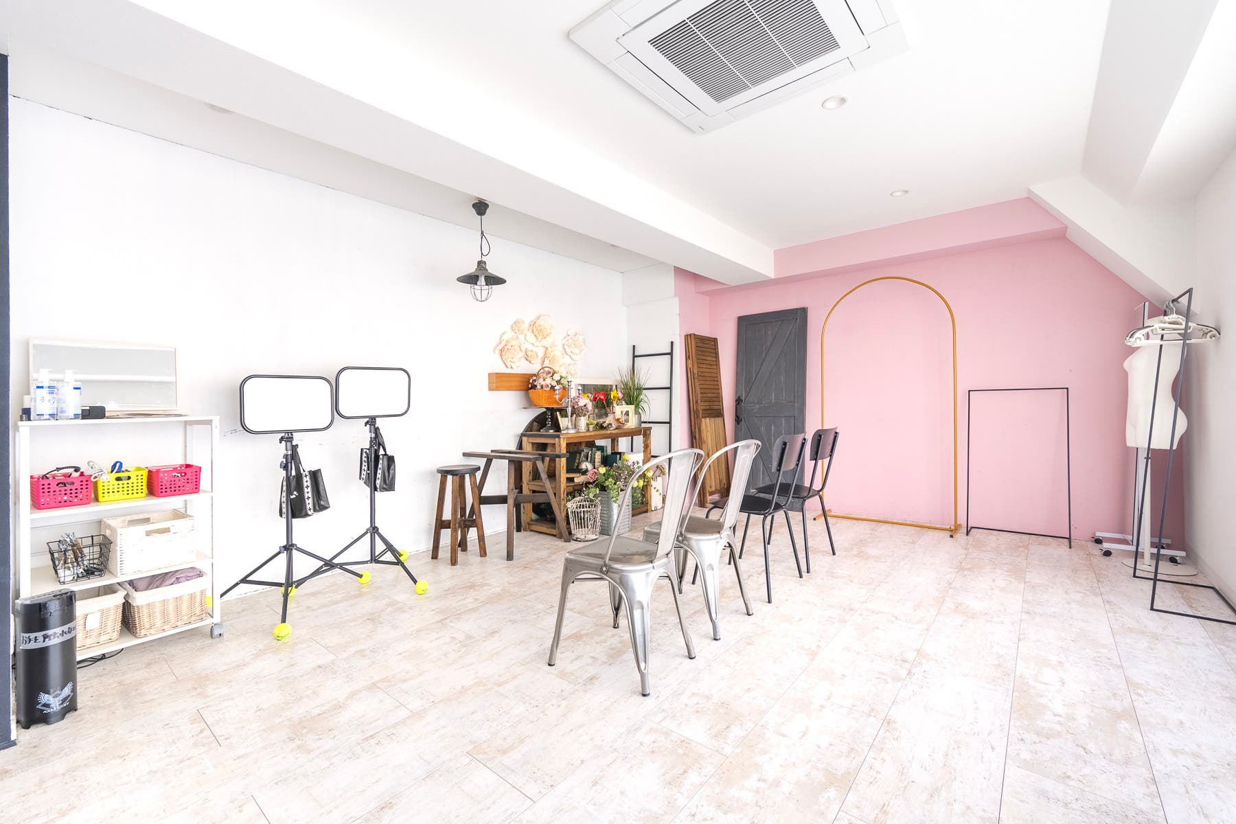 スペモ🐈‍⬛ペット可🐾ピンク🩷白と黒三面壁🎶コスプレ💎撮影🎥764_チェリッシュスタジオ 09号館の写真23