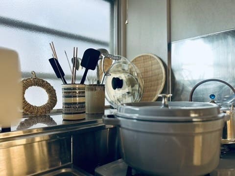 東西線早稲田駅徒歩５分の平屋の小さくてアットホームな料理撮影スタジオ／キッチン利用可／調理器具・カトラリ利用可／自然光がきれいの写真18