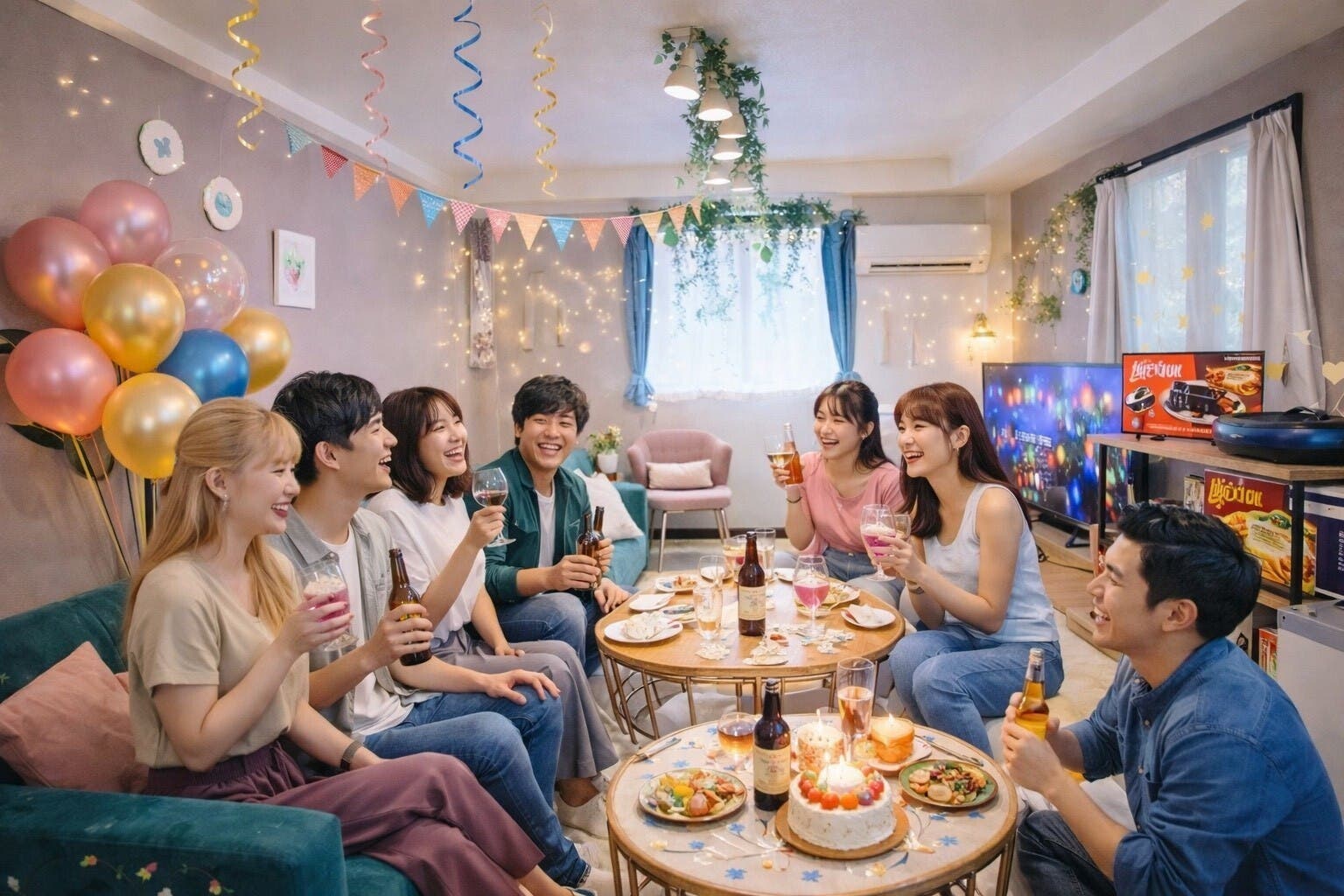 NEW💚新大阪駅4分🚶女子会🎀デート💑パーティ🎉ママ会☕推し活❣️撮影🎥50㌅大画面TV💻ゲーム機🎮ボドゲ🎲防犯カメラ無✨24Hの写真6