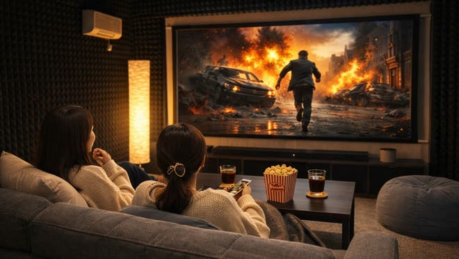 【三鷹】レンタルシアター🎬映画鑑賞・推し活・女子会|100インチスクリーン|完全個室|24時間利用OKの写真1