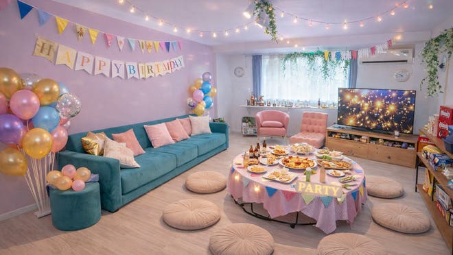 NEW💚新大阪駅4分🚶女子会🎀デート💑パーティ🎉ママ会☕推し活❣️撮影🎥50㌅大画面TV💻ゲーム機🎮ボドゲ🎲防犯カメラ無✨24Hの写真1