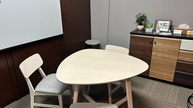 仙台駅から徒歩2分-1-2名の落ち着いた空間でオンライン会議(有人受付対応)の写真1