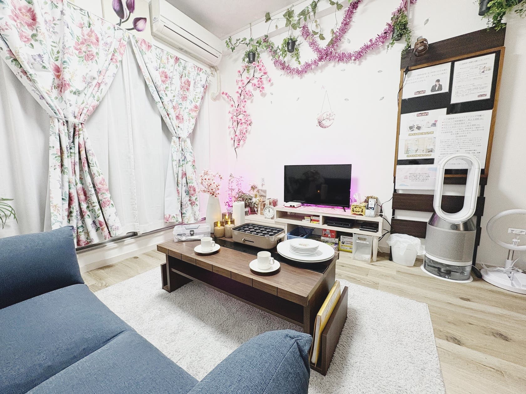 🌸インドア花見⚾️WBC野球観戦🔷いりなか駅スグの最上階❣️室内フルリフォーム済✨dyson空気清浄&加湿器で清潔空間🤩の写真1