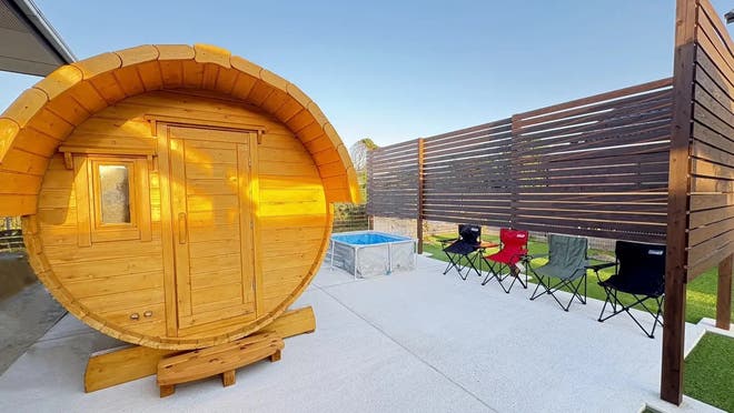 糸島の自然に囲まれたプライベートアウトドアサウナの写真4