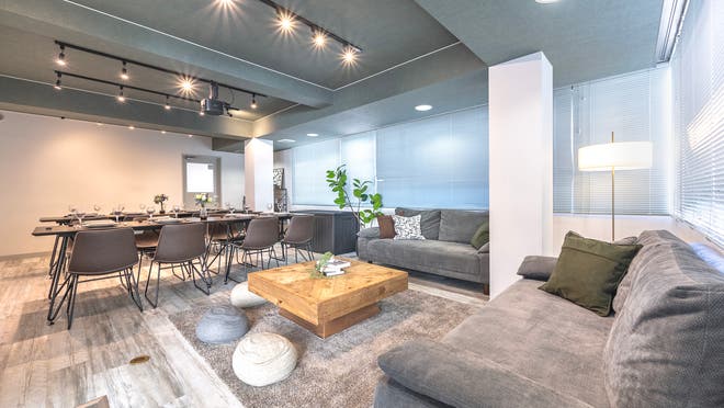 スペモ🏘️新宿駅すぐ✨会議💎おしゃれ💫飲み会🍻サテライトオフィス🏢セミナー💎813_MillionLOUNGE西新宿の写真1