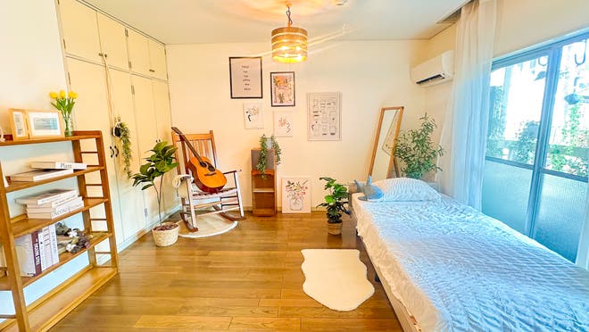 原宿駅徒歩5分/平成レトロ/団地リノベ/デザイナーズインテリア/自然光/2面採光/ベランダの写真10