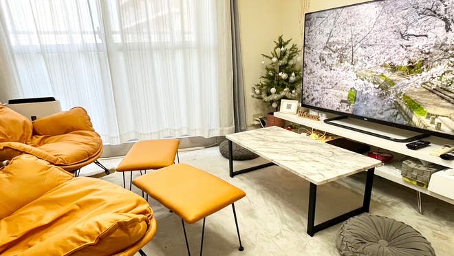 【完全貸切シアター】2名専用|大画面×本革ロッキングチェアで映画をひとり占め|55型大型TV|名古屋駅7分の写真3