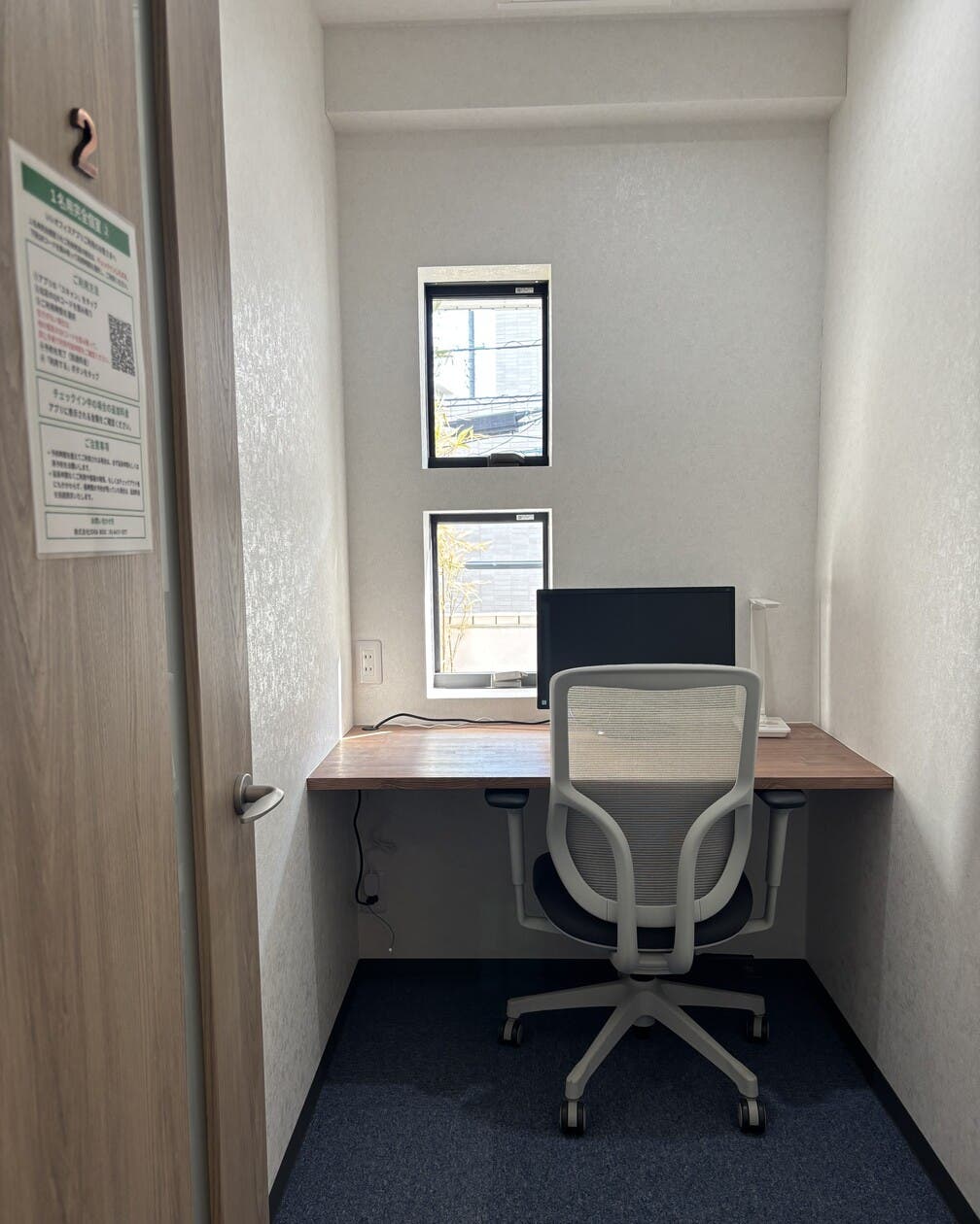 １人用　完全個室②　24時間利用可　コワーキング/テレワーク　モニターありの写真1