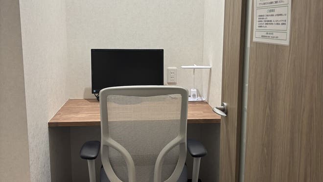 1人用 完全個室④ 24時間利用可 コワーキング/テレワーク モニターありの写真1
