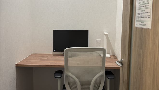 1人用 完全個室⑤ 24時間利用可 コワーキング/テレワーク モニターありの写真1