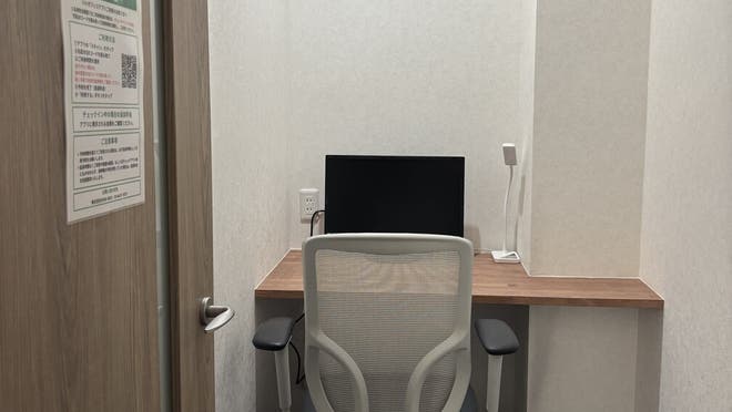 1人用 完全個室⑦ 24時間利用可 コワーキング/テレワーク モニターありの写真1