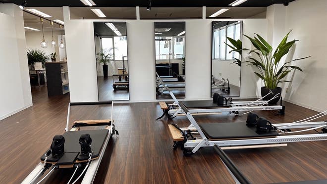 Merrithew制のマシン、プロップス完備のピラティススタジオの写真4