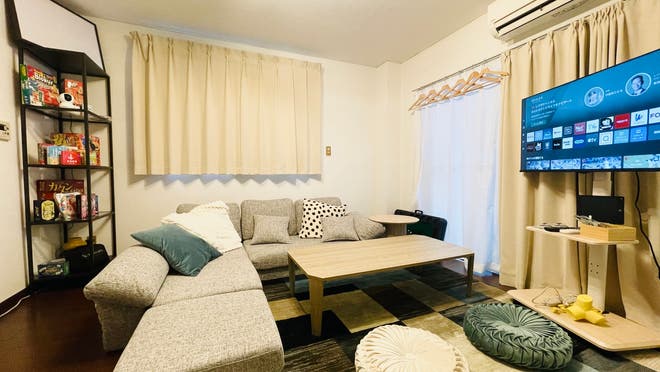 オープン価格中🥂【小倉駅4分】24h営業!ボドゲ×お洒落インテリアの隠れ家ルーム|女子会・デート・記念日に♡の写真1