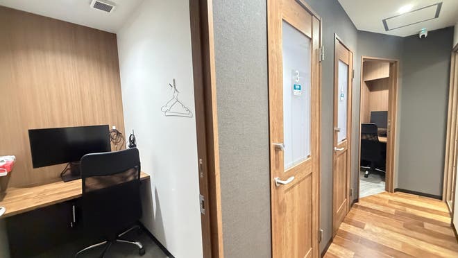 【船橋駅から徒歩1分】モニター・フリードリンク付き1名個室(ブース5)2Fの写真14