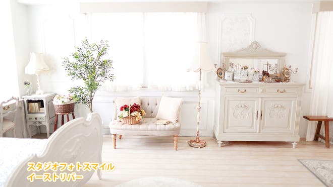 🎊今だけ特割🎁秋葉原4分⭐本格アンティーク家具が彩るシャビーシック撮影スタジオ✨ポートレート、撮影会、作品撮りに特別な一枚を📷の写真1