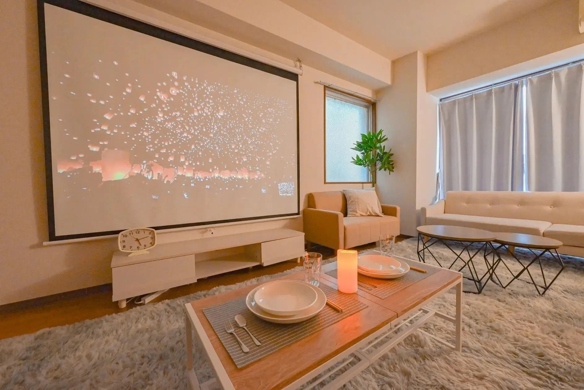 ＜Terrace京都駅前＞七条駅徒歩2分🚃24H🈺Wi-Fi📶プロジェクター🎥キッチン🍳パーティー/鑑賞会の写真10