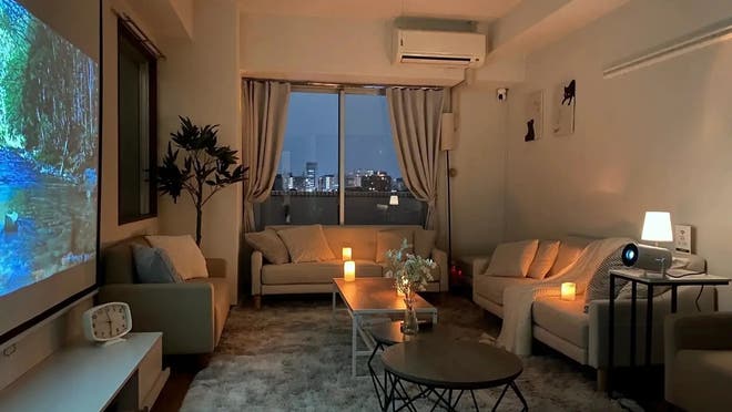 <Terrace京都駅前>七条駅徒歩2分🚃24H🈺Wi-Fi📶プロジェクター🎥キッチン🍳パーティー/鑑賞会の写真11