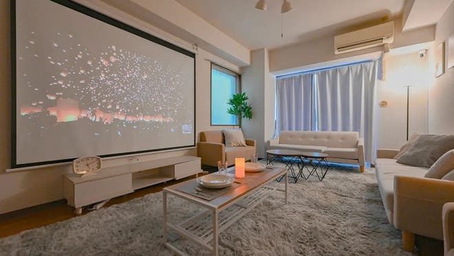 <Terrace京都駅前>七条駅徒歩2分🚃24H🈺Wi-Fi📶プロジェクター🎥キッチン🍳パーティー/鑑賞会の写真13