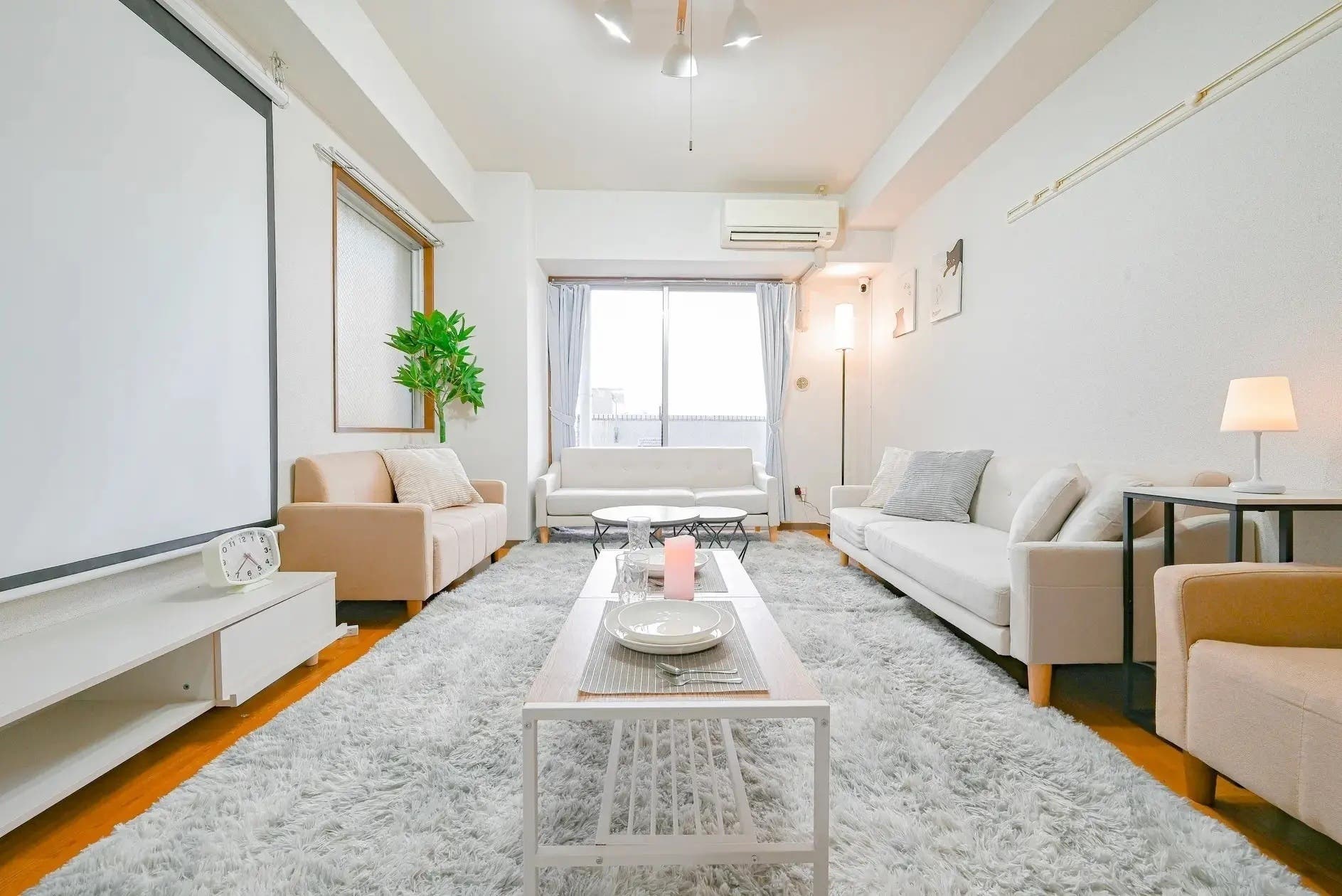 ＜Terrace京都駅前＞七条駅徒歩2分🚃24H🈺Wi-Fi📶プロジェクター🎥キッチン🍳パーティー/鑑賞会の写真1