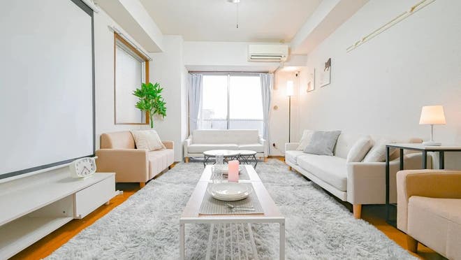 <Terrace京都駅前>七条駅徒歩2分🚃24H🈺Wi-Fi📶プロジェクター🎥キッチン🍳パーティー/鑑賞会の写真1