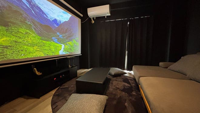 スペモ🎥鶯谷駅徒歩2分🚶♀️まったりデート💝プライベートな映画鑑賞🎬️プロジェクター🎞️846_CINEMA鶯谷の写真8