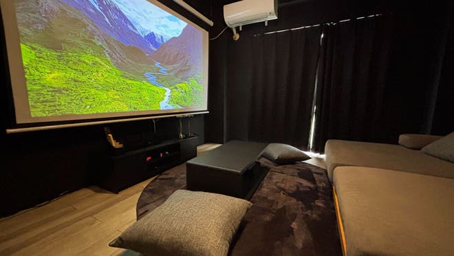 スペモ🎥鶯谷駅徒歩2分🚶♀️まったりデート💝プライベートな映画鑑賞🎬️プロジェクター🎞️846_CINEMA鶯谷の写真5