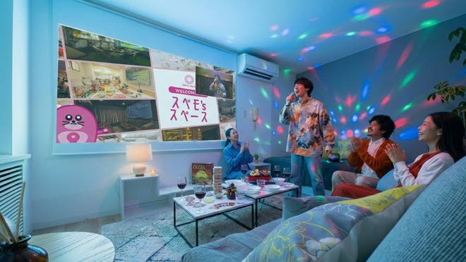 スペモ🏠心斎橋駅3分🚶おうちカラオケ🎤パーティー🥂飲み会🍻プロジェクター🎬映画鑑賞🎥215_Orka2ndの写真1