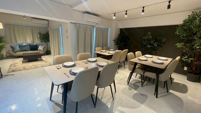 浜松町駅徒歩5分🚶♂️最大12名◎交流会・懇親会に最適✨女子会・推し活・歓送迎会🍃ポートレート・コスプレ撮影📷会議利用✨の写真1