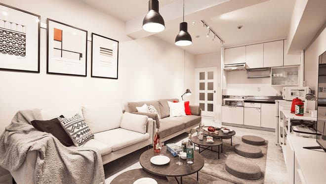 【伏見駅1分】最大16名✨高速光回線&大型モニター🎥備品充実で幅広い用途に最適!綺麗でおしゃれなお部屋で楽しくパーティー💕の写真3