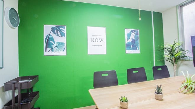 【蒲田駅2分!8名】綺麗な室内!WiFi・大型モニター・ホワイトボード全て無料!ふれあい貸し会議室 蒲田B-GreenAce1の写真8