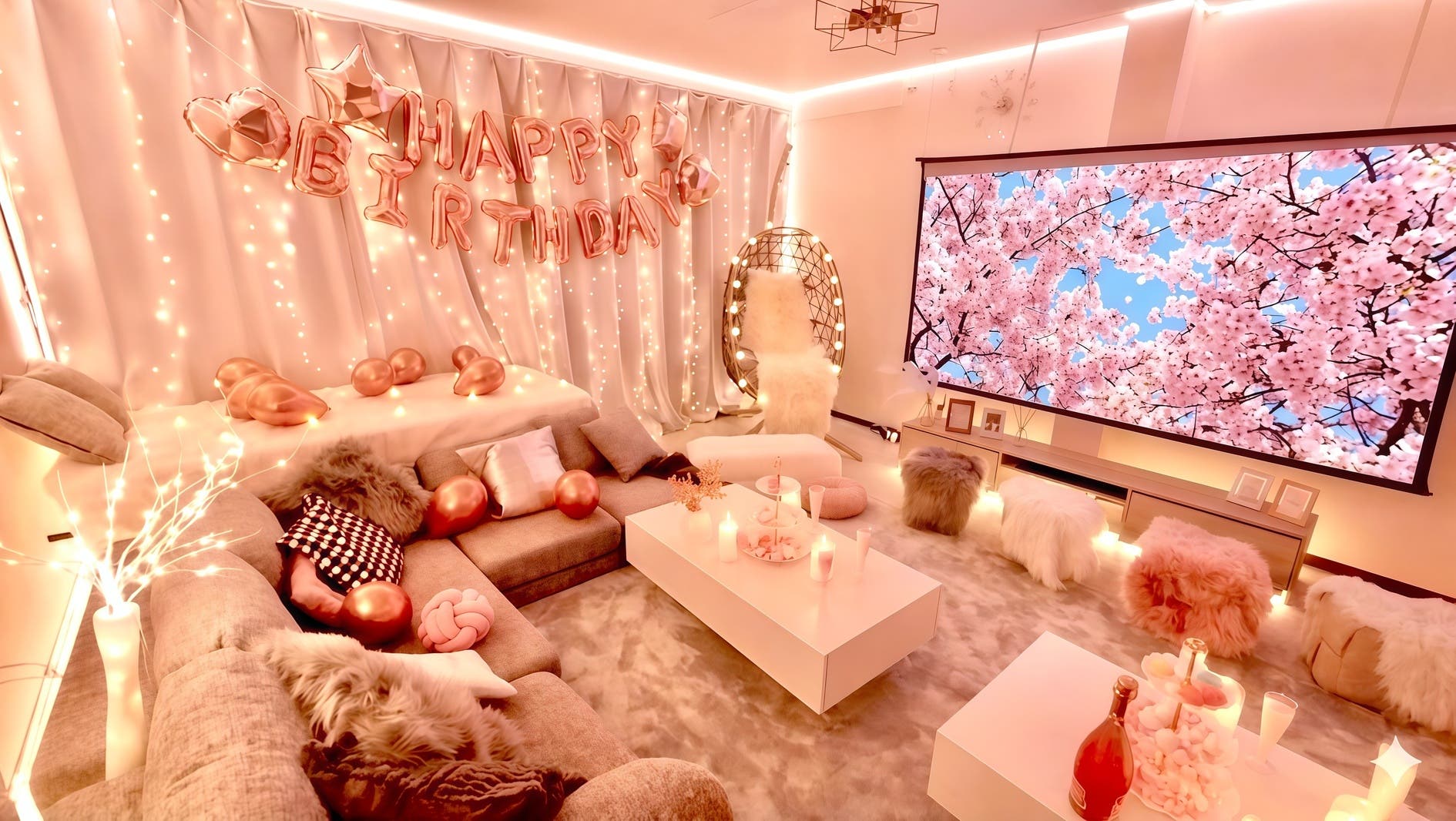 西中島南方1分✨ふかふかマットレス🤍学生特典🎁 デート💕女子会🥂大迫力100㌅映画鑑賞／Switch🎮お子様連れの写真2