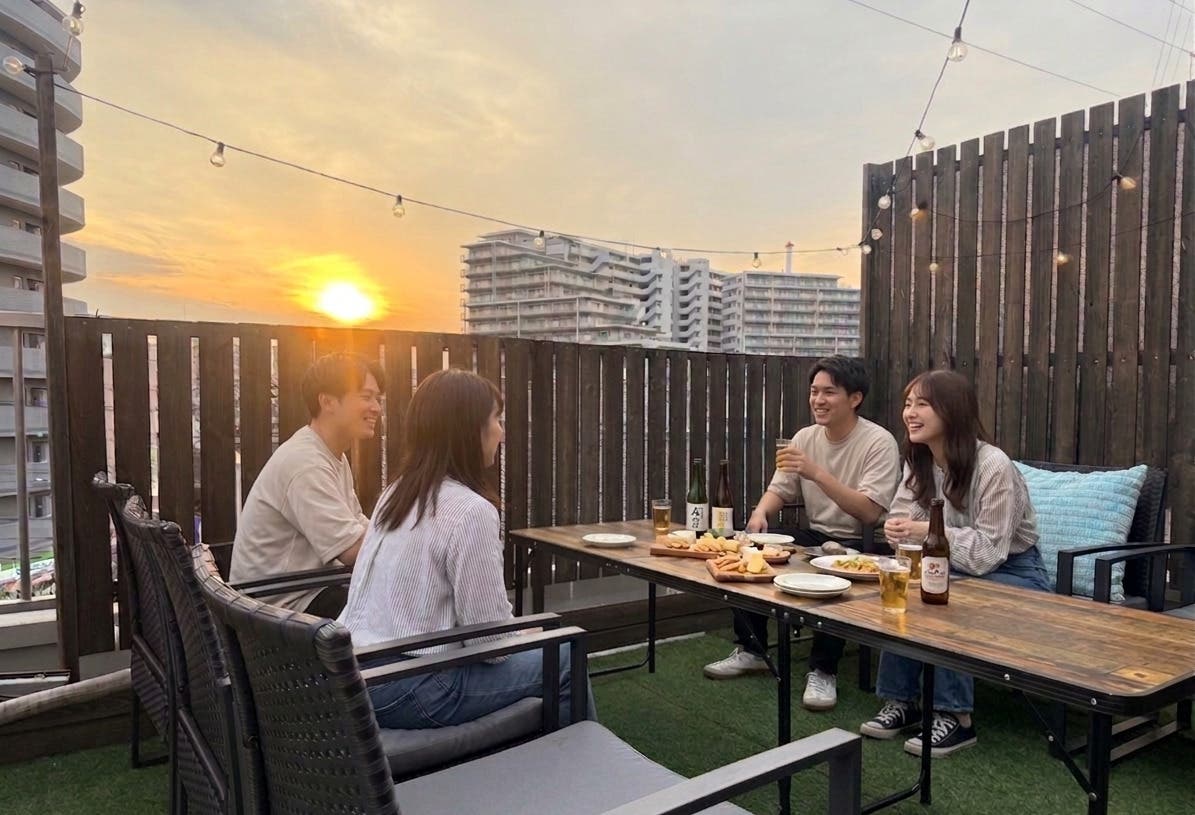 屋上ガーデン【VIPエリア】新設💕BBQグリル無料貸し出し🍖春休み＆GW予約受付中🎄圧倒的映えスポットで盛り上がろう！の写真2